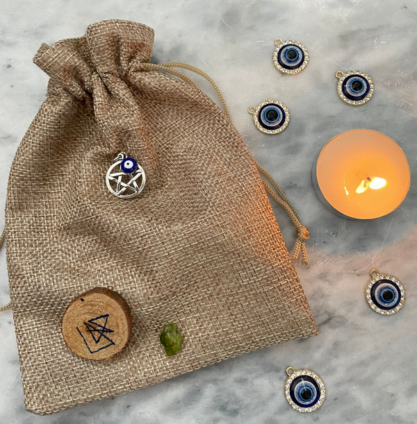 Spell Bag- Evil Eye Protection – The Witch's Cottage